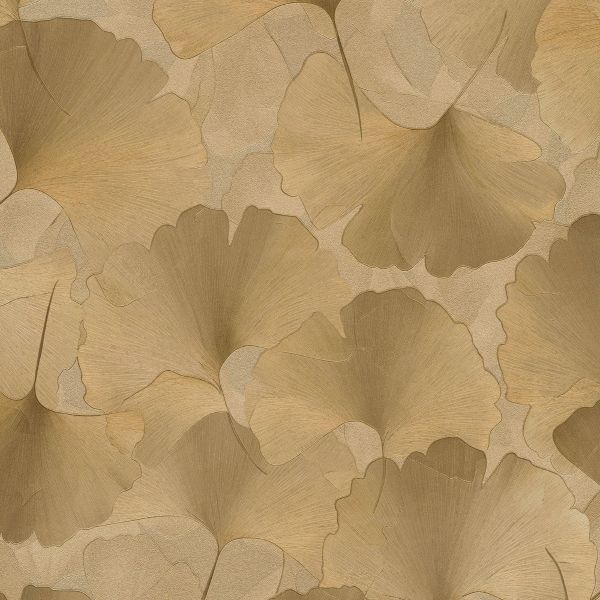 World of Wallpaper Australia Ginko Dream Vinyl Wallpaper Gold Erismann ...