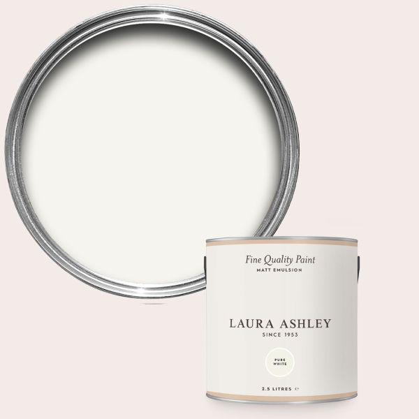 Laura Ashley Pure White Matt Emulsion Paint