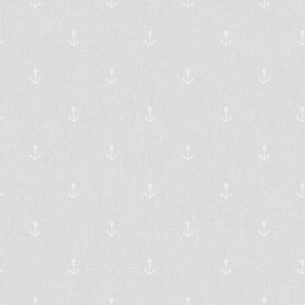 My Kingdom Anchors Aweigh Grey Wallpaper Muriva A82809