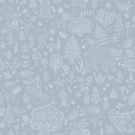 Little Explorers 2 Wallpaper Forest Kingdom Blue Galerie 14806