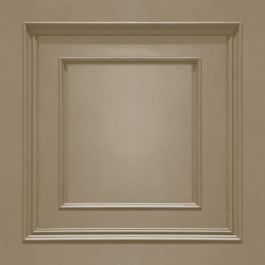 Amara Panel Textured Heavyweight Vinyl Wallpaper Champagne Belgravia 7401
