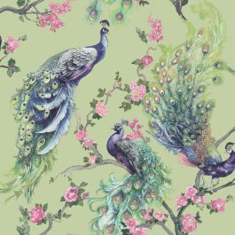 Menali Peacock Wallpaper Green Holden 35921 World of Wallpaper USA