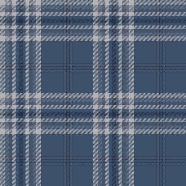 Catherine Lansfield Kelso Check Wallpaper Navy Muriva 165524