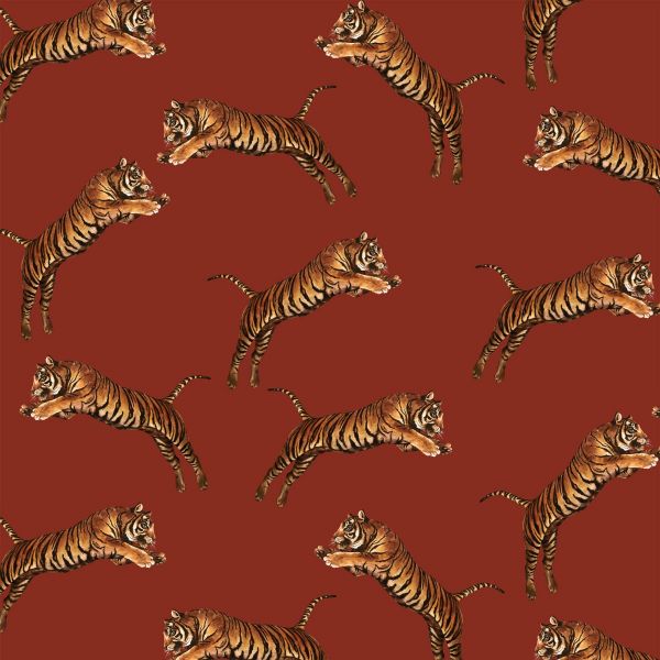 Bengal Tiger Pouncing