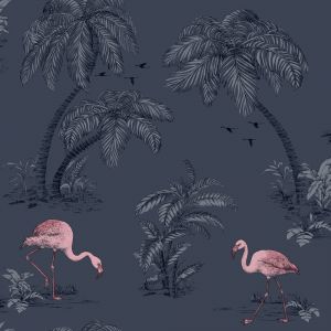 Menali Peacock Wallpaper Grey Holden 35920