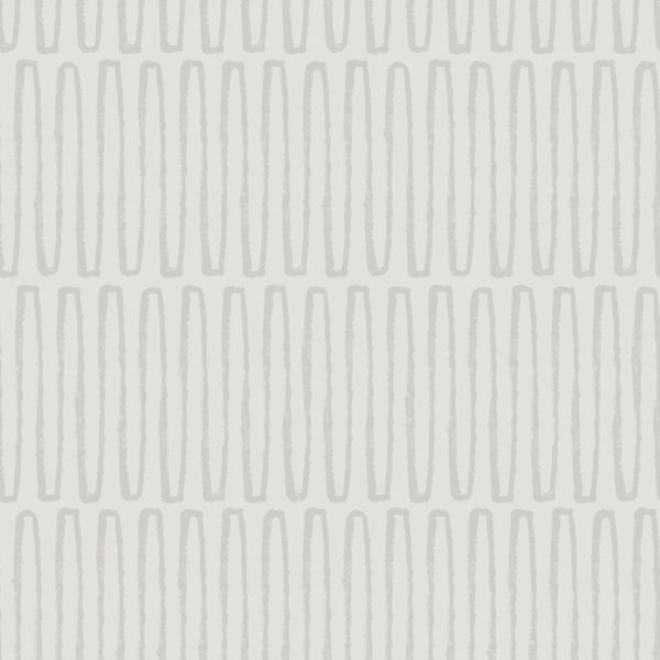 Lars Retro Wave Vinyl Wallpaper Grey Fine Decor FD26504
