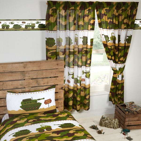 Army Camouflage Wallpaper Border