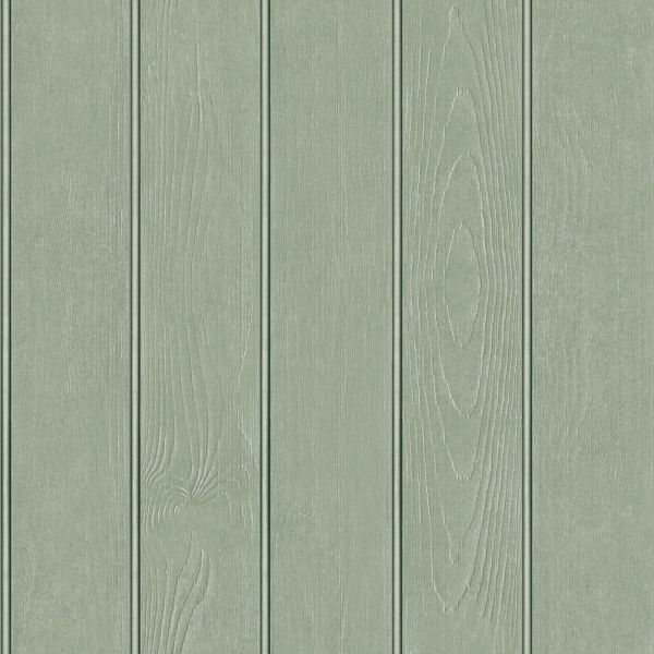 Beaded Wood Panel Wallpaper Sage Green Belgravia 5910