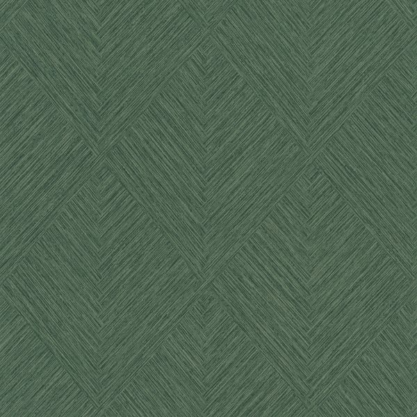 Precious Weaves Loni Diagonal Weave Textured Vinyl Wallpaper Teal ...