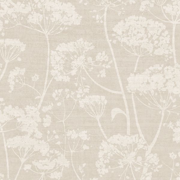 Cow Parsley Wallpaper Neutral Grandeco 204901