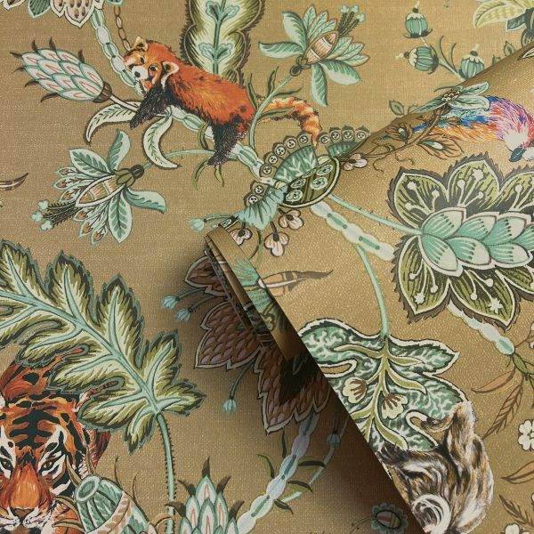 Jacobean Wallpaper Luxury Peel And Stick Wallpaper | Seaside Jacobean