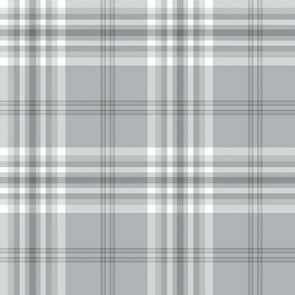 Catherine Lansfield Kelso Check Wallpaper Light Grey Muriva 165521