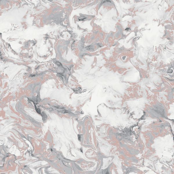 Elixir Marble Wallpaper Rose Gold / Grey Muriva 166502